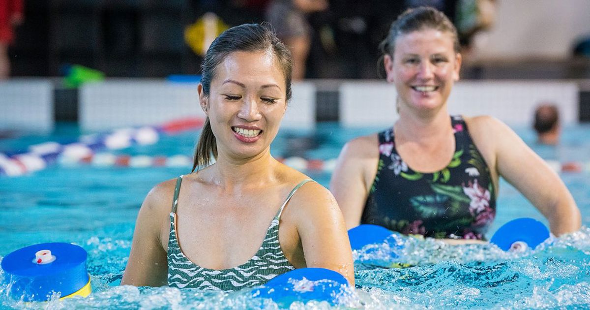 Aqua classes are designed to provide a low-impact, high-energy ...